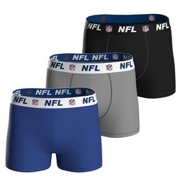 NFL Boxershort Herren Gr&ouml;&szlig;e L blau / grau / schwarz