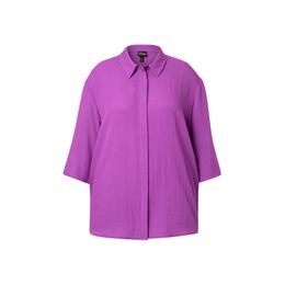 Ulla Popken Bluse Damen Gr&ouml;&szlig;e 4XL/5XL lila