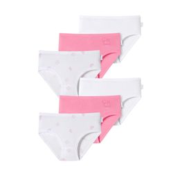 Schiesser Slip M&auml;dchen Gr&ouml;&szlig;e 98 t&uuml;rkis / pink / wei&szlig;