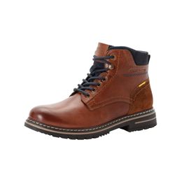 Camel Active Schn&uuml;rboots 'Boston' Herren Gr&ouml;&szlig;e 45 dunkelblau / braun / gelb