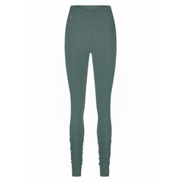 Urban Goddess Yoga & Activewear Leggings 'Sati Yoga & Pilates' Damen Gr&ouml;&szlig;e XL gr&uuml;nmeliert