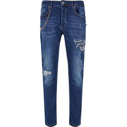 2Y Premium Jeans Herren Gr&ouml;&szlig;e 32 dunkelblau