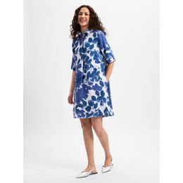 Marie Lund Kleid Damen Gr&ouml;&szlig;e 46 blau / wei&szlig;