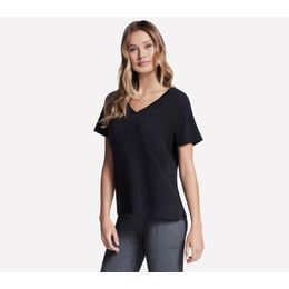 Skechers T-Shirt Damen Gr&ouml;&szlig;e L schwarz