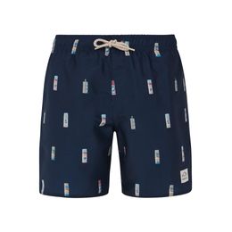 Protest Badeshorts 'PRTBITMAP JR' Jungen Gr&ouml;&szlig;e 104 blau