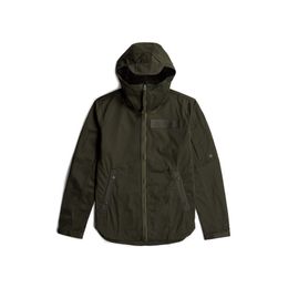 G-Star Raw G-star &Uuml;bergangsjacke - 'Batt Hooded Overshirt' Herren Gr&ouml;&szlig;e S anthrazit