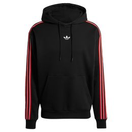 adidas originals Sweatshirt 'TIPPED STRIPES' Herren Gr&ouml;&szlig;e L cranberry / schwarz / wei&szlig;