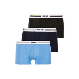 BOSS Boxershorts Herren Gr&ouml;&szlig;e XXL navy / nachtblau / hellblau / schwarz / wei&szlig;