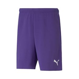 Puma Sportshorts 'TeamRise' Herren Gr&ouml;&szlig;e XL dunkellila / wei&szlig;