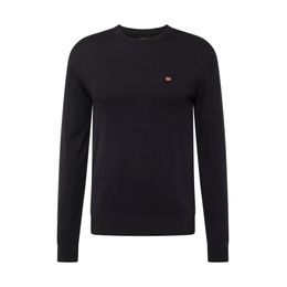Napapijri Pullover 'Decatur 5' Herren Gr&ouml;&szlig;e M rot / schwarz / wei&szlig;