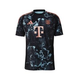 adidas Performance Trikot 'FC Bayern M&uuml;nchen 24/25' Herren Gr&ouml;&szlig;e XS hellblau / dunkelgrau / koralle / schwarz