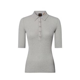 BOSS Poloshirt 'Fugano' Damen Gr&ouml;&szlig;e XS hellgrau