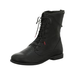 Think! Schn&uuml;rstiefelette 'Agrat' Damen Gr&ouml;&szlig;e 40 schwarz Winterschuhe