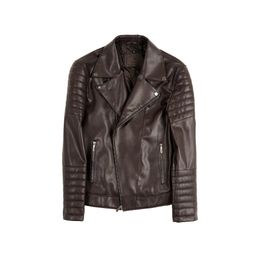 Pierre Cardin Kunstlederjacke Herren Gr&ouml;&szlig;e M braun