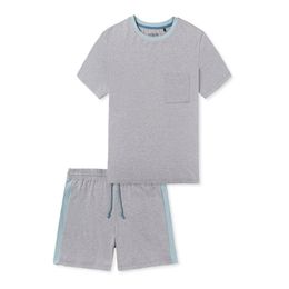 Schiesser Shorty 'Casual Nightwear' Damen Gr&ouml;&szlig;e XL graumeliert Winterkleid