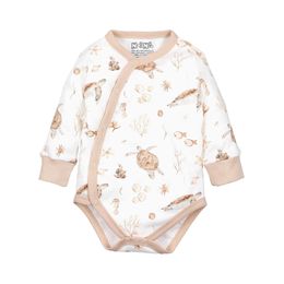Nini Body 'Schildkr&ouml;te' Gr&ouml;&szlig;e 62 beige / wei&szlig;