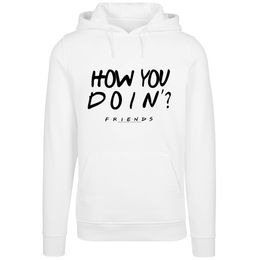 F4NT4STIC Sweatshirt 'Friends How You Doin?' Herren Gr&ouml;&szlig;e 4XL schwarz / wei&szlig;
