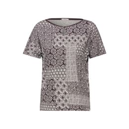 Cecil Patchwork Print T-Shirt Damen Gr&ouml;&szlig;e XL schwarz / wei&szlig;