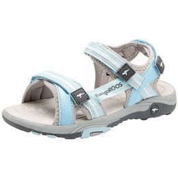 Kangaroos Sandale M&auml;dchen Gr&ouml;&szlig;e 32 himmelblau / dunkelgrau / wei&szlig;