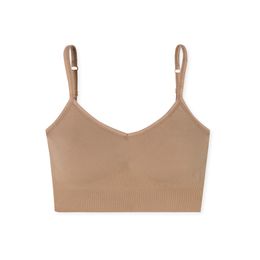 Schiesser Bustier ' Casual Seamless ' Damen Gr&ouml;&szlig;e 80 beige