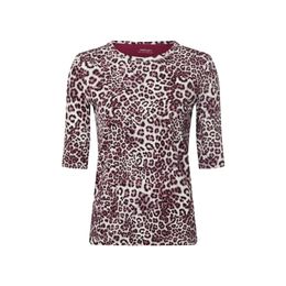 Marc Cain Shirt Damen Gr&ouml;&szlig;e S ecru / aubergine / schwarz