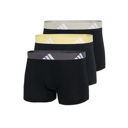 adidas Sportswear Boxershorts 'Active Flex' Herren Gr&ouml;&szlig;e S zitrone / hellgrau / schwarz / wei&szlig;