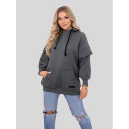Lapaplus Sweatshirt Damen Gr&ouml;&szlig;e 4XL dunkelgr&uuml;n