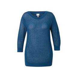 Ulla Popken Pullover Damen Gr&ouml;&szlig;e XXL/XXXL enzian