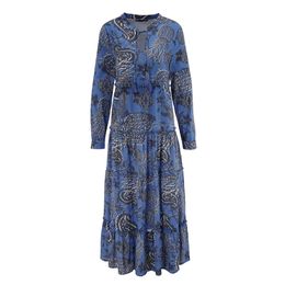 Aniston Casual Kleid Damen Gr&ouml;&szlig;e 40 marine / royalblau / wei&szlig; Winterkleid