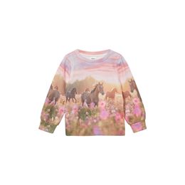 s.Oliver Sweatshirt M&auml;dchen Gr&ouml;&szlig;e 140 blau / braun / gr&uuml;n / pink