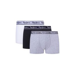 Pepe Jeans Boxershorts Herren Gr&ouml;&szlig;e XL grau / graumeliert / schwarz / wei&szlig;