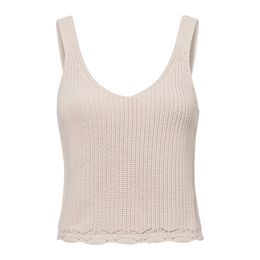 Marie Lund Stricktop Damen Gr&ouml;&szlig;e M beige