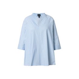 Ulla Popken Tunika Damen Gr&ouml;&szlig;e XXL/XXXL hellblau / wei&szlig;