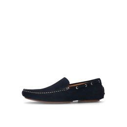 Manfield Mokassin Herren Gr&ouml;&szlig;e 42 navy / silber