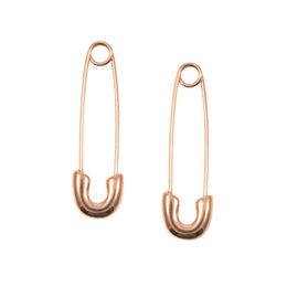 Hey Happiness Ohrringe 'Safety Pin' Damen Gr&ouml;&szlig;e One Size rosegold
