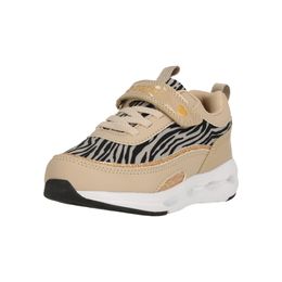 ZIGZAG Sneaker 'Inigo' Jungen Gr&ouml;&szlig;e 24 sand / schwarz