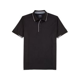 OLYMP Poloshirt Herren Gr&ouml;&szlig;e S schwarz / wei&szlig;