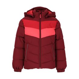ZIGZAG Winterjacke 'Bento' Jungen Gr&ouml;&szlig;e 104/110 pink / rot