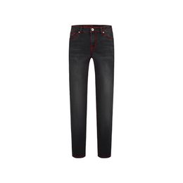 SOCCX Jeans RO:MY Regular Fit Damen Gr&ouml;&szlig;e 27 schwarz