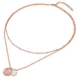 Valero Pearls Kette Damen Gr&ouml;&szlig;e One Size rosegold / perlwei&szlig;