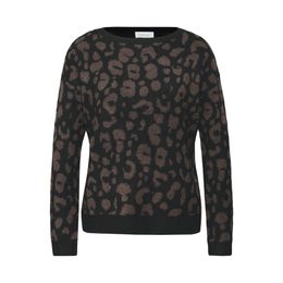 Street One Studio Pullover Damen Gr&ouml;&szlig;e M brokat / schwarz
