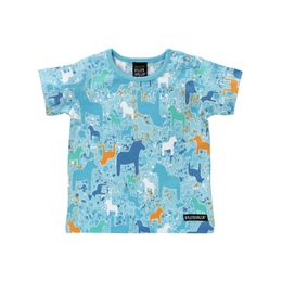 Villervalla T-Shirt Jungen Gr&ouml;&szlig;e 128 blau / mischfarben