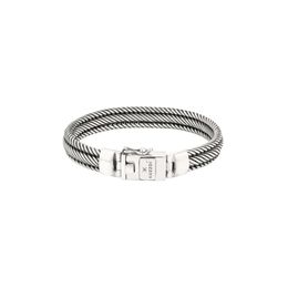 Kuzzoi Armband Herren Gr&ouml;&szlig;e 19 silber