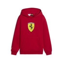 Puma Sweatshirt 'Scuderia Ferrari' Jungen Gr&ouml;&szlig;e 116 gelb / feuerrot / schwarz