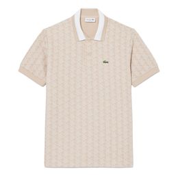 Lacoste Shirt Herren Gr&ouml;&szlig;e M hellbeige / wei&szlig;