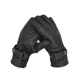 Glow Hamburg Fingerhandschuhe 'FW01-01XX-1' Herren Gr&ouml;&szlig;e S/M schwarz
