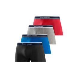 Bruno Banani Boxershorts Herren Gr&ouml;&szlig;e L royalblau / grau / rot / schwarz