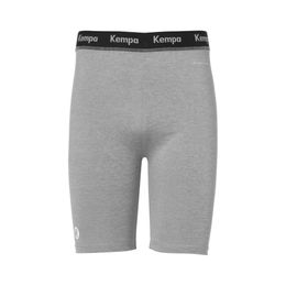 Kempa Sportunterhose Jungen Gr&ouml;&szlig;e 164/170 graumeliert / schwarz / wei&szlig;