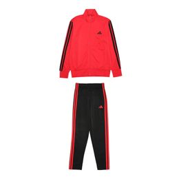 adidas Sportswear Trainingsanzug Jungen Gr&ouml;&szlig;e 128 rot / schwarz