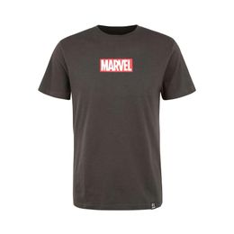 Recovered T-Shirt 'Marvel Classic Logo' Herren Gr&ouml;&szlig;e L dunkelgrau